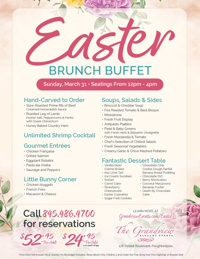 Easter Sunday Buffet at The Grandview - The Grandview
